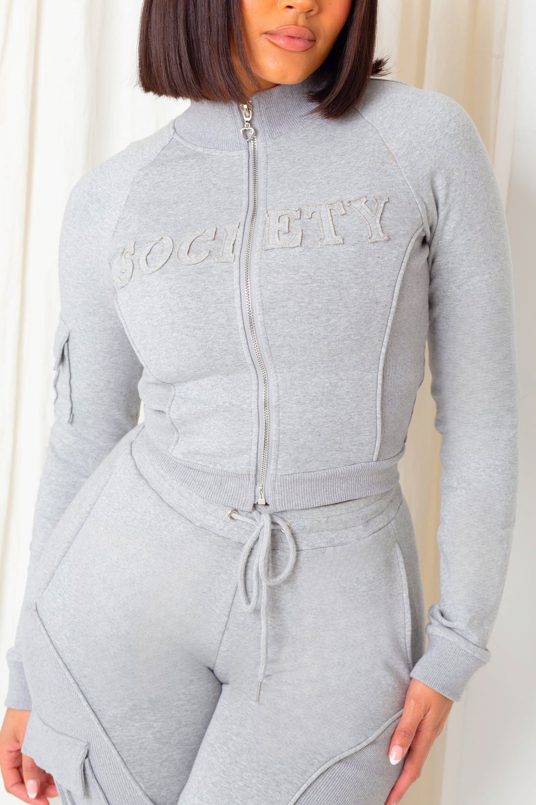 Society Jacket - Grey – Bad Society Club